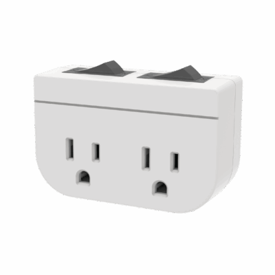 Double Outlet Power Switch - Greenlite Lighting Corporation USA
