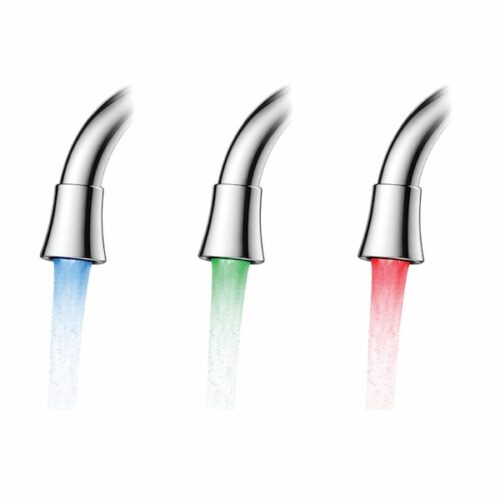 Hydropower LED temperature sensing 3-color aerator - Water Conservation ...